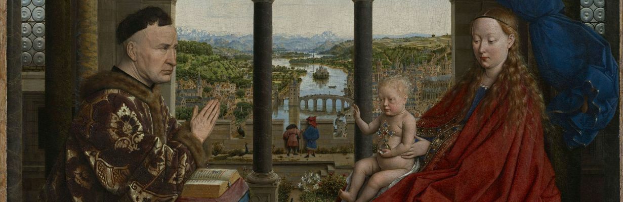 les plats pays «La Vierge du chancelier Rolin» de Jan van Eyck ...